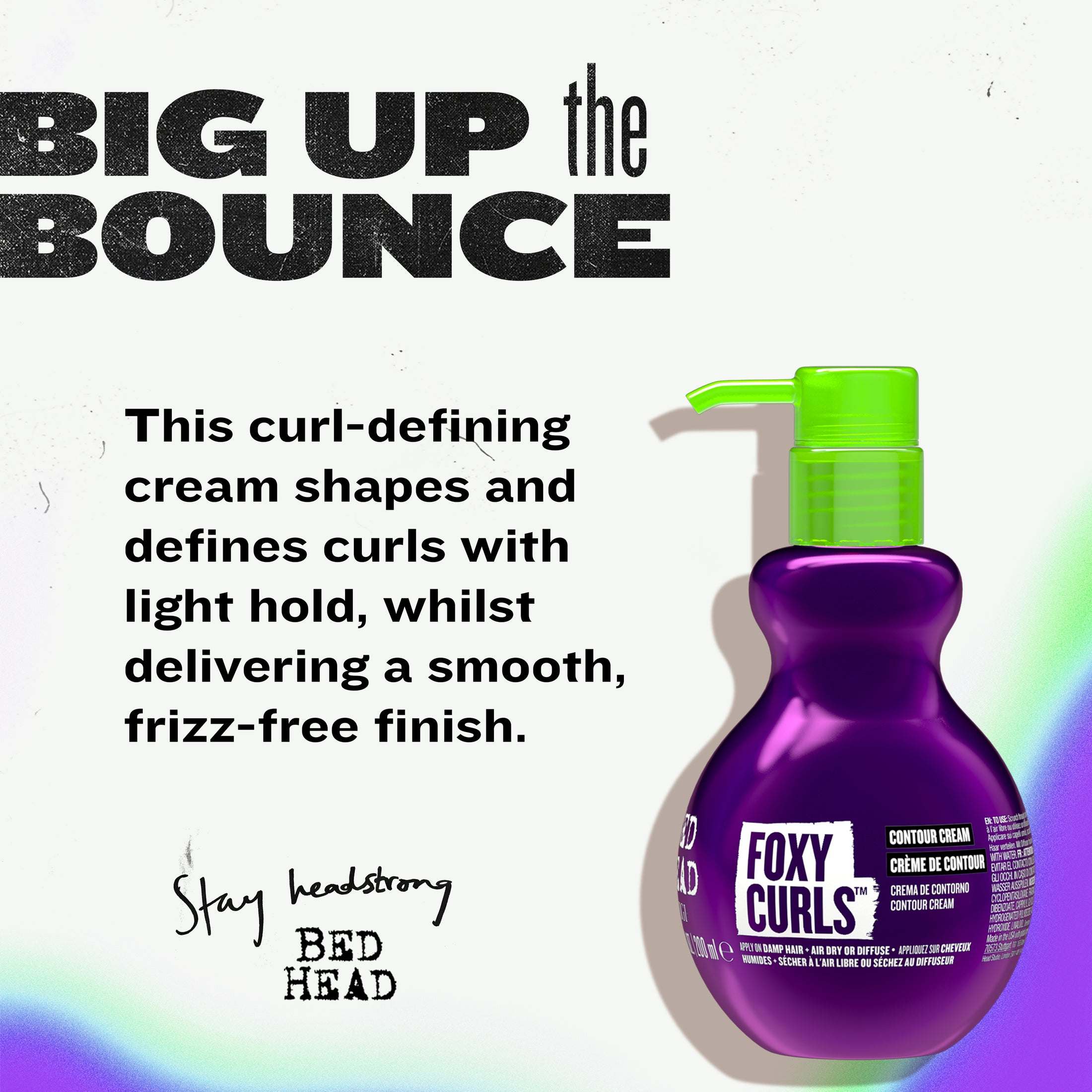 Foxy Curls Contour Curl Hair Cream | Bed Head by TIGI – Bedhead US