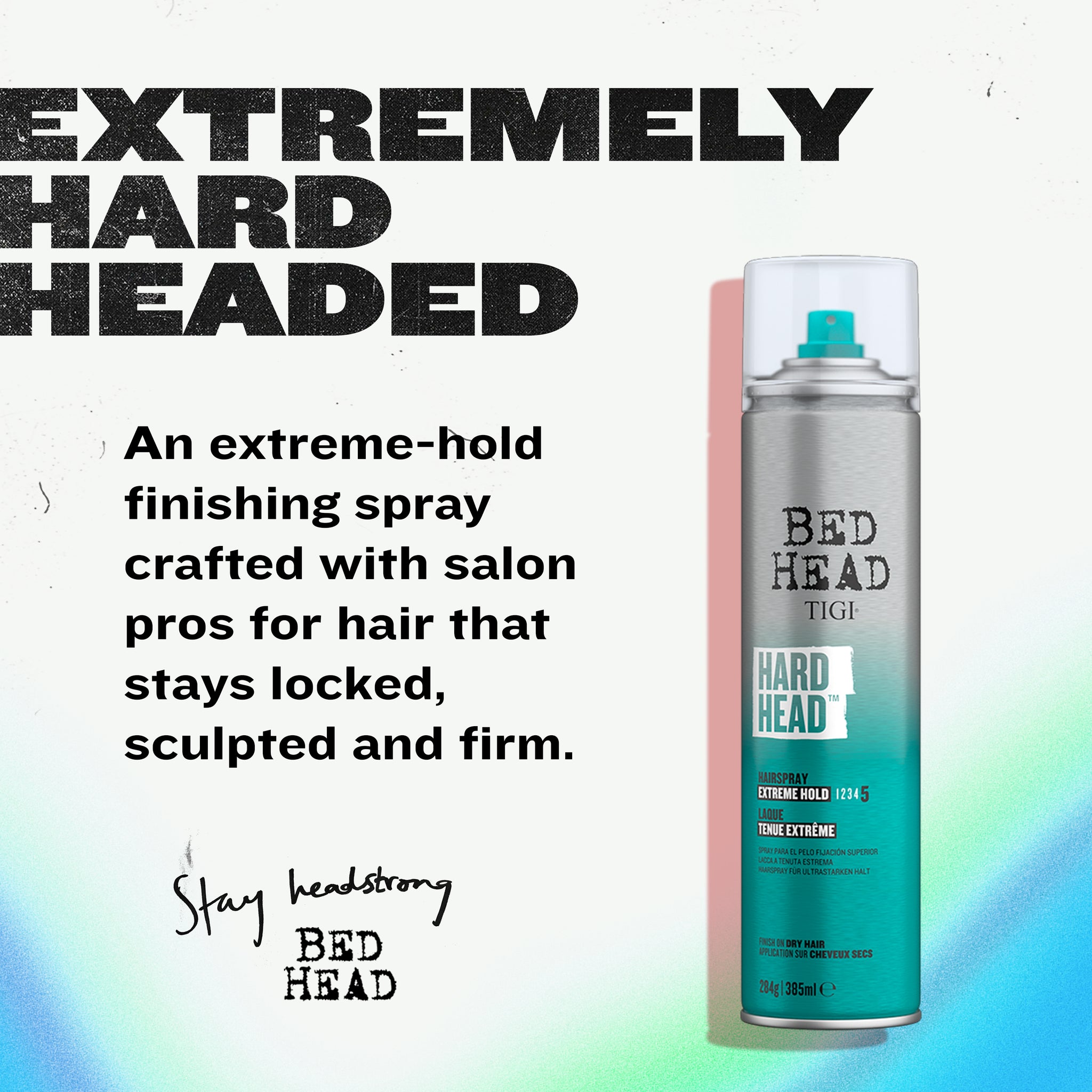 Hard Head Extreme Hold Hairspray | Bed Head by TIGI – Bedhead US