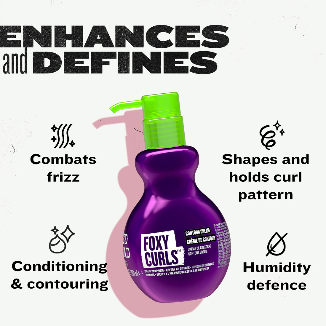 Foxy Curls Contour Curl Hair Cream | Bed Head by TIGI – Bedhead US