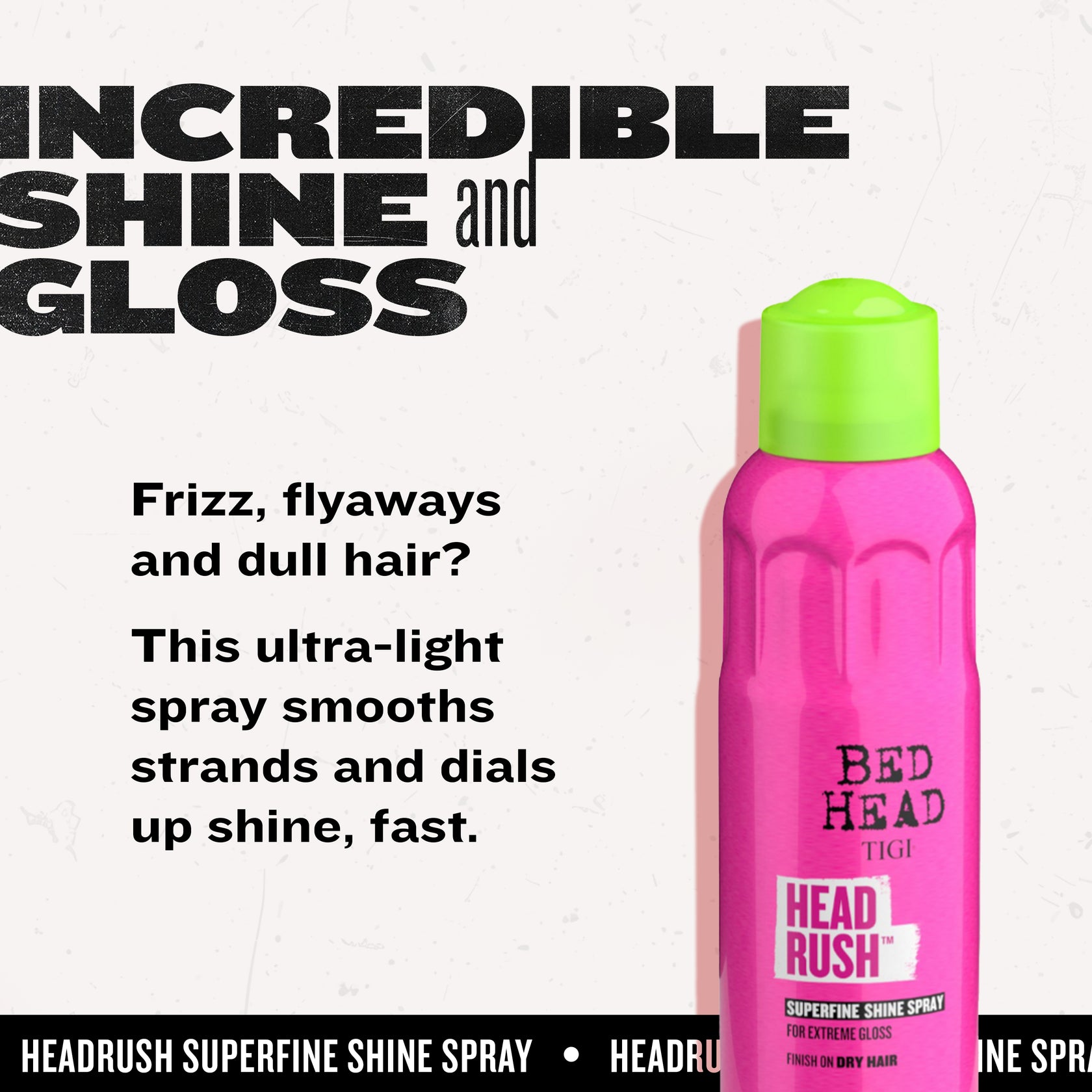 Head Rush Shine Smoothing Hair Spray | Bed Head by TIGI – Bedhead US