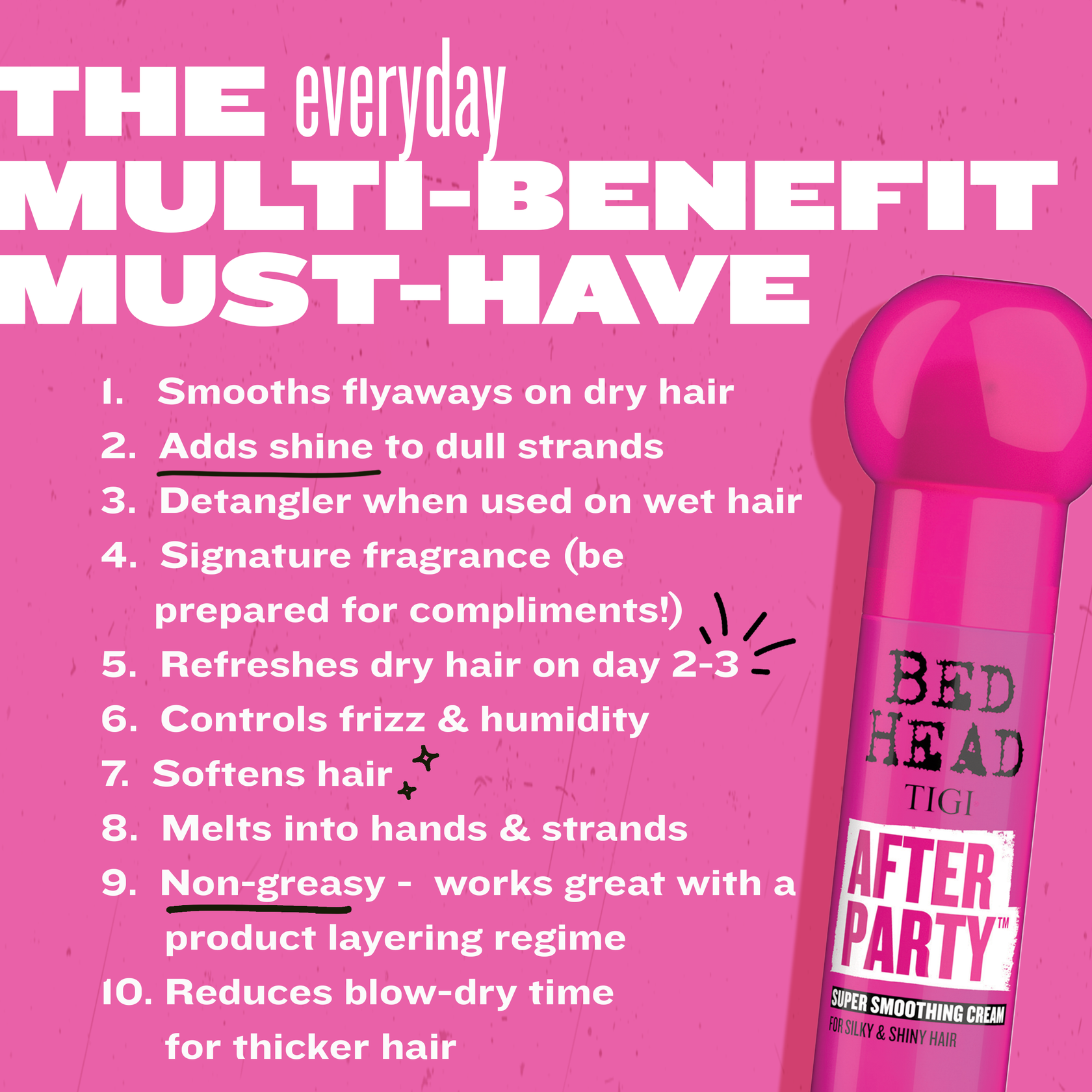 After Party Smoothing Hair Cream | Bed Head by TIGI – Bedhead US